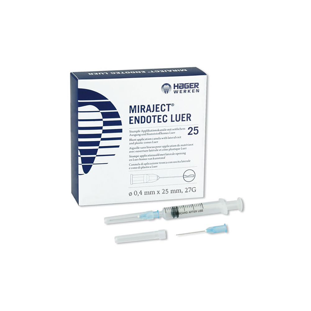 Miraject Endotec Luer kanyler 27G 0,4x25mm